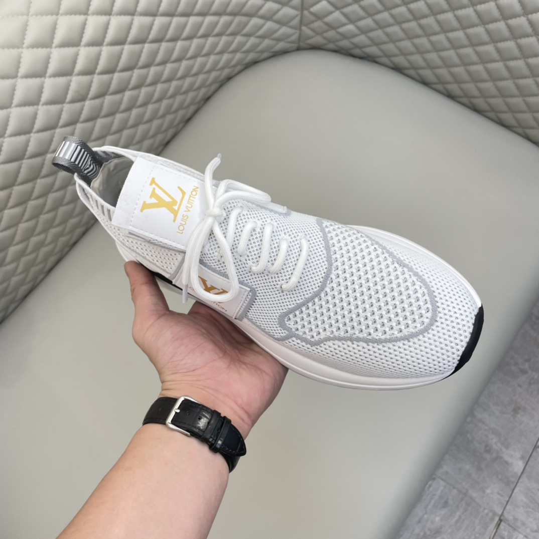 Louis Vuitton Logo Runner White Shoes - ModKicks