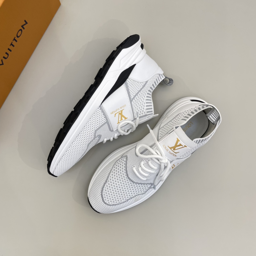 Louis Vuitton Logo Runner White Shoes - ModKicks