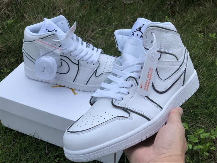 Air Jordan 1 Mid 'Iridescent Reflective White' (W) - ModKicks